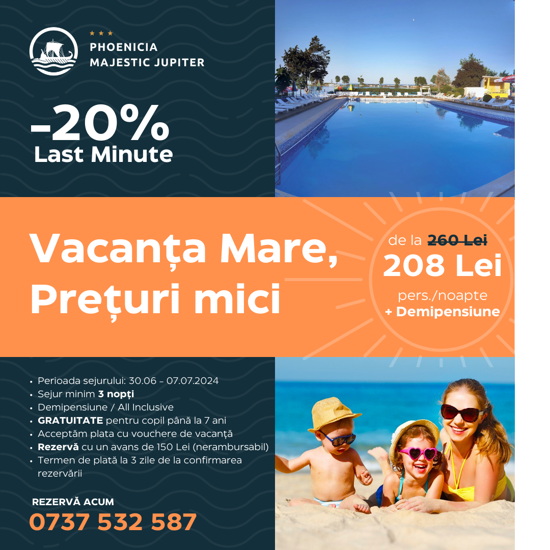 ☀️Oferte Speciale | Complex Majestic Jupiter All Inclusive