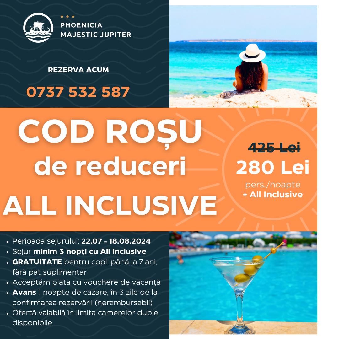 ☀️Oferte Speciale | Complex Majestic Jupiter All Inclusive