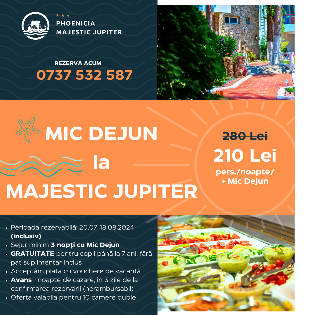 ☀️Oferte Speciale | Complex Majestic Jupiter All Inclusive