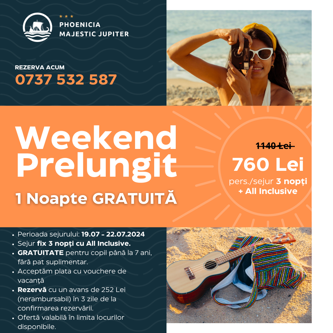 ☀️Oferte Speciale | Complex Majestic Jupiter All Inclusive
