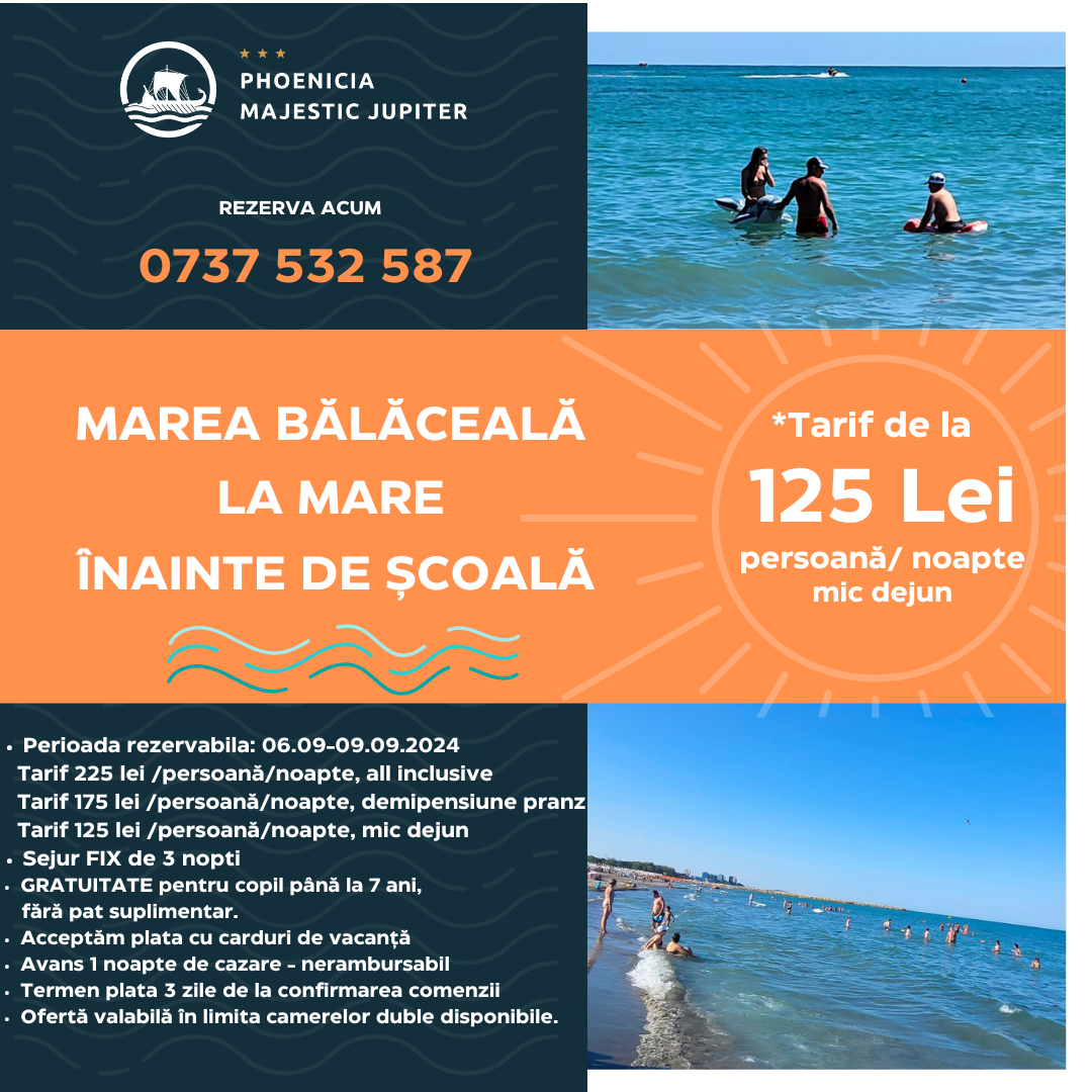 ☀️Oferte Speciale | Complex Majestic Jupiter All Inclusive