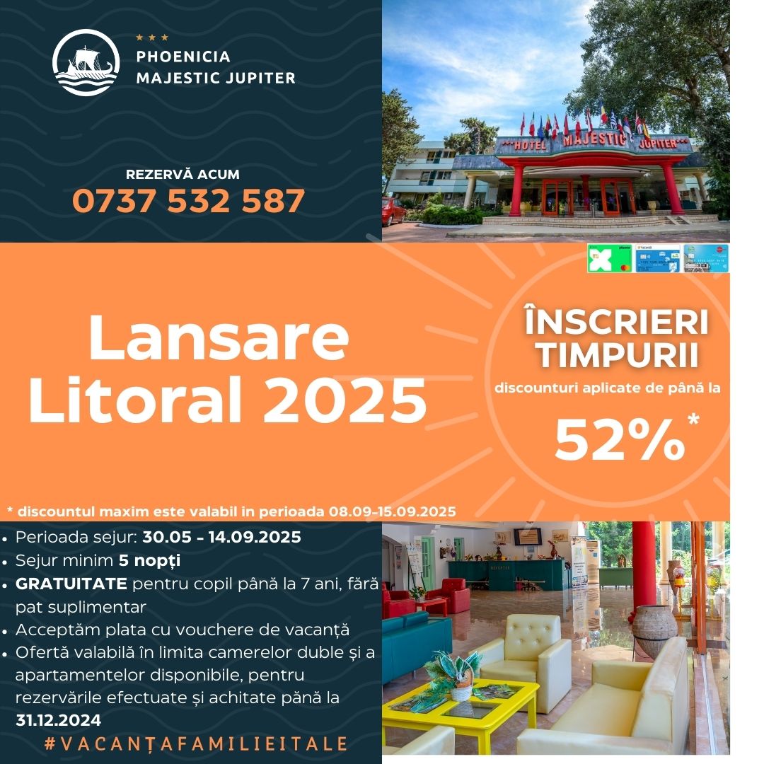 ☀️Oferte Speciale | Complex Majestic Jupiter All Inclusive