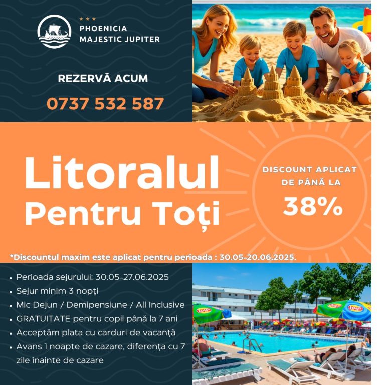 ☀️Oferte Speciale | Complex Majestic Jupiter All Inclusive