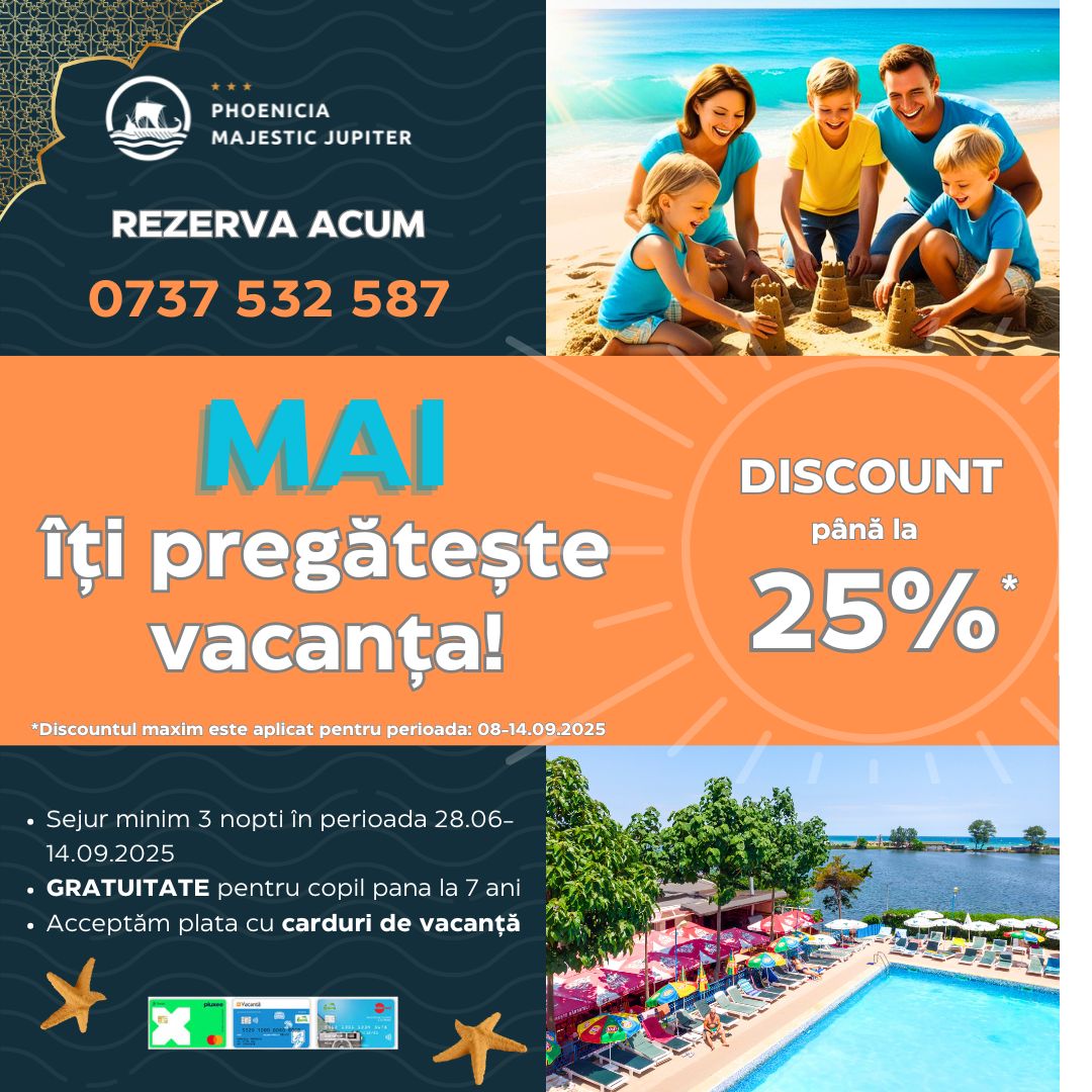 ☀️Oferte Speciale | Complex Majestic Jupiter All Inclusive